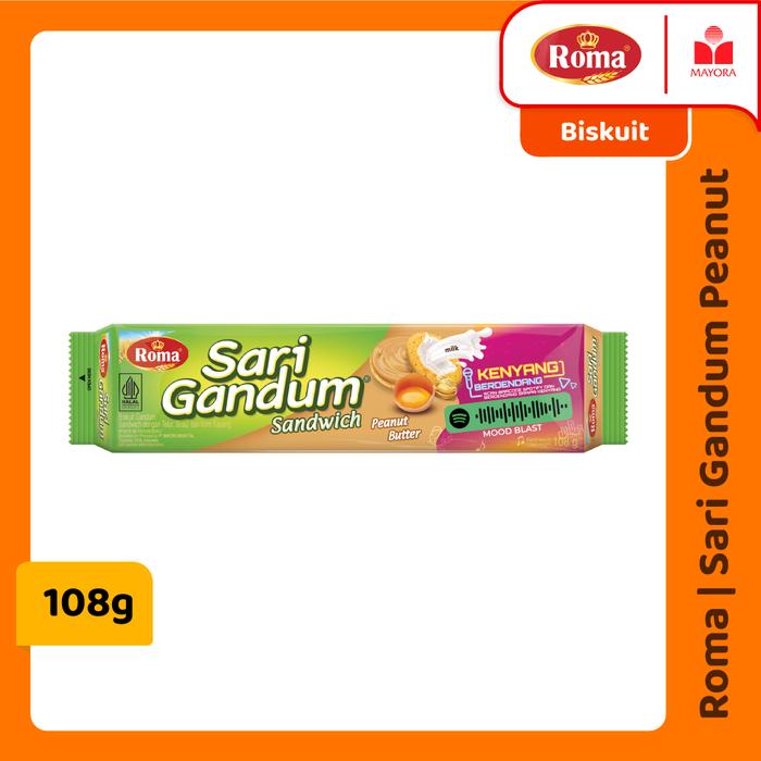 Promo Roma Sari Gandum Peanut 108 gr - Jakarta Barat - Mayora | Tokopedia
