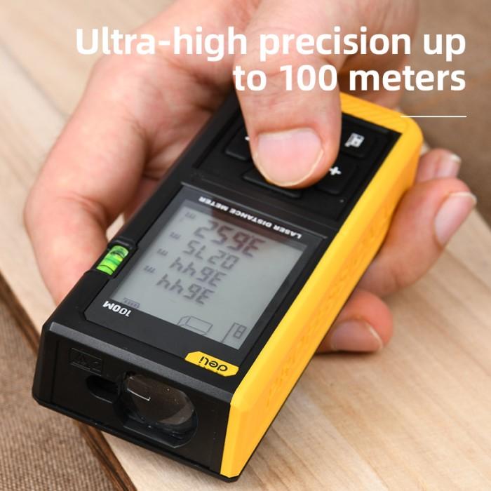 Promo Deli Laser Rangefinders / Meteran Laser Digital 40/60/80/100 m ...