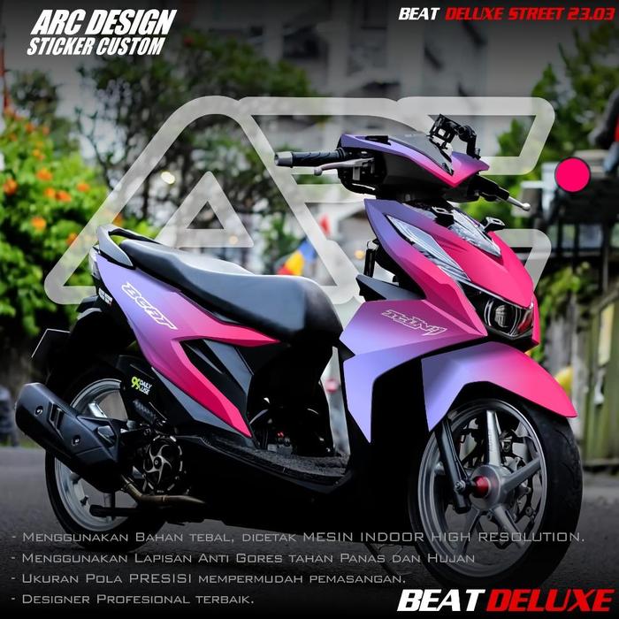 Jual TERLARIS !!! (COD PROMO) TERBARU Decal Sticker Honda Beat DELUXE ...