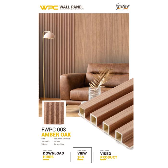 Jual WPC Wallpanel Frantinco Woodgrain / Panel Dinding 3D Indoor Motif ...