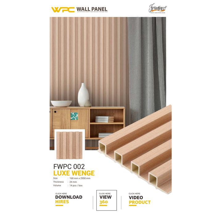 Jual WPC Wallpanel Frantinco Woodgrain / Panel Dinding 3D Indoor Motif ...