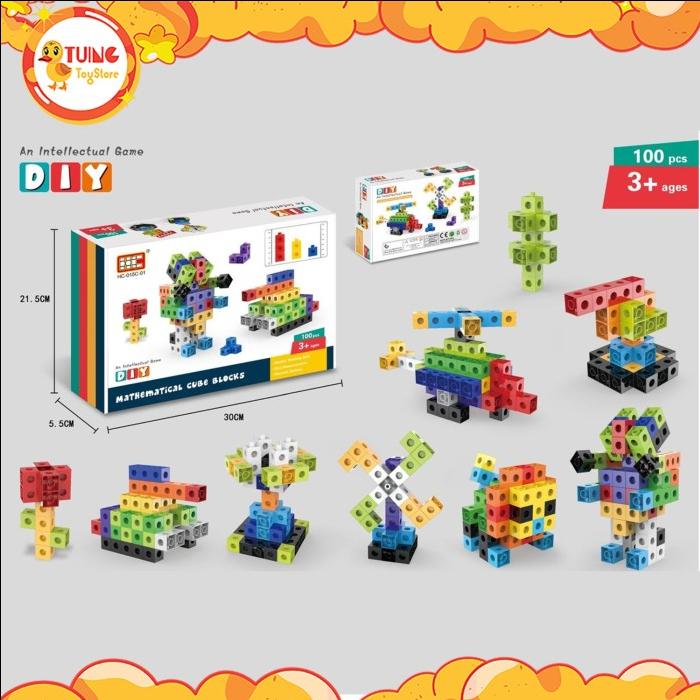 Jual Numberblocks Mathlink Cube Blocks Learning Set 100/148/150Pcs ...