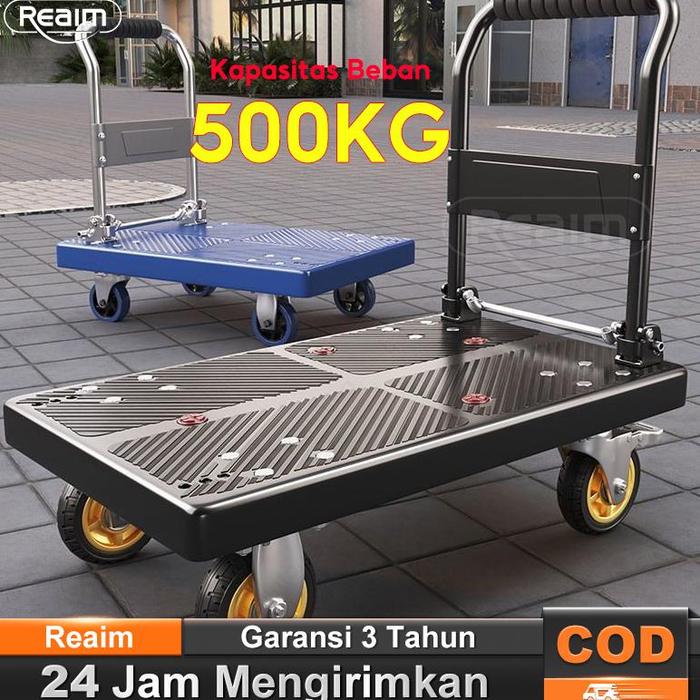 Jual Trolley barang serbaguna Troli Lipat Hand Truck 150-500Kg Troli ...