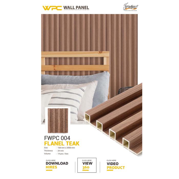 Jual WPC Wallpanel Frantinco Woodgrain / Panel Dinding 3D Indoor Motif ...