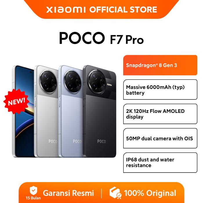 Promo POCO F7 Pro 12G/512G | Snapdragon 8 Gen 3 | 6000mAh | 2K 120Hz ...