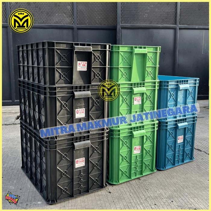 Jual Kontainer Industri Plastik YTH Container Box Keranjang Krat Rapat ...