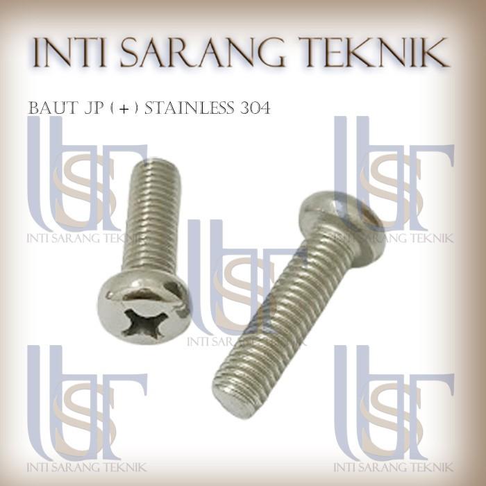 Jual Baut JP Stainless 304 M4 x 10mm - Jakarta Pusat - inti sarang teknik | Tokopedia