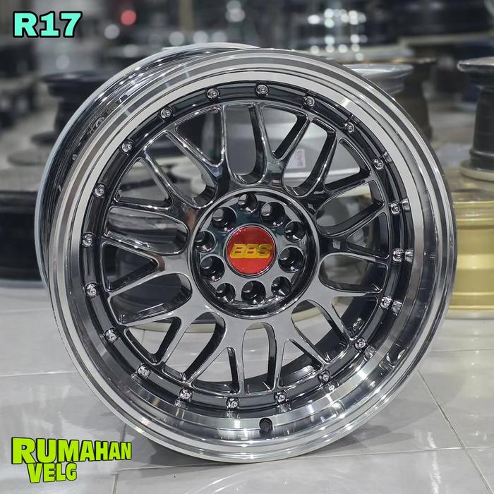 Jual velg mobil ring 17 BBS LM BLACK CROME velg racing r17 velg mobil racing All new Avanza ...