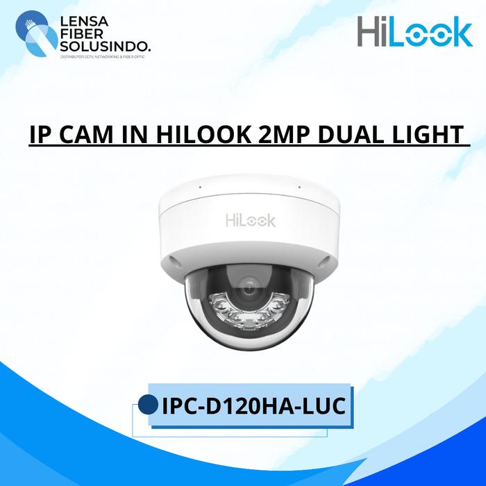 Jual IP Camera Indoor Hilook 2mp Dual Light IPC-D120HA-LUC - Kota ...