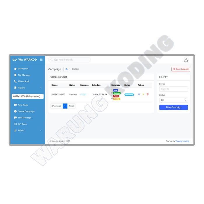 Jual Source Code Aplikasi WhatsApp Gateway Unofficial (Extend Lisence) - Kota Gorontalo - Warung ...