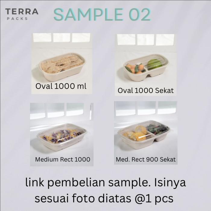 Jual Terra Bagasse Food Lunch Box Kotak Tempat Makan Catering Box Sample - Kota Surabaya - Terra ...