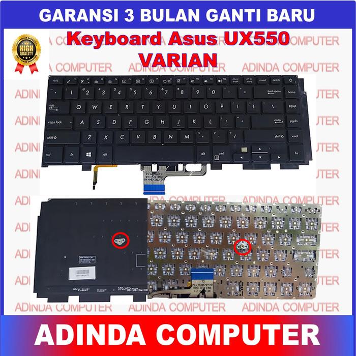 Jual Keyboard Asus ZenBook Pro 15 UX550 UX550G UX550GD UX550GDX UX550GE ...
