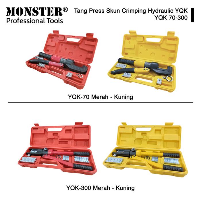 Jual Tang Press Skun Crimping Hidrolik Hydraulic YQK 70 120 240 300 ...