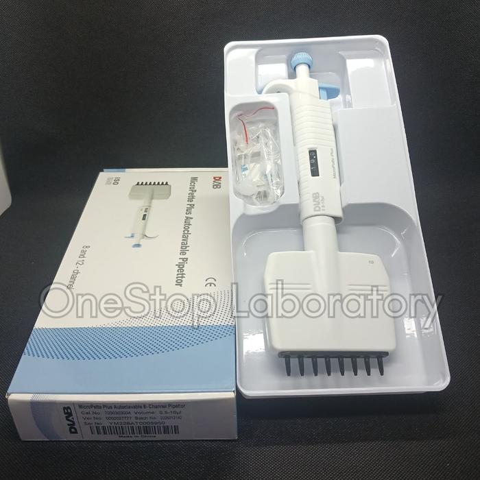 Jual DLAB Micropipette multi channel 50-300 uL mikropipet 8 channel ...