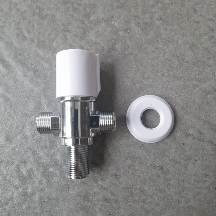 Jual Stop Kran Kloset Soligen Cabang 1 2 Single Double PVC Jet Shower Keran Bidet Kamar Mandi ...