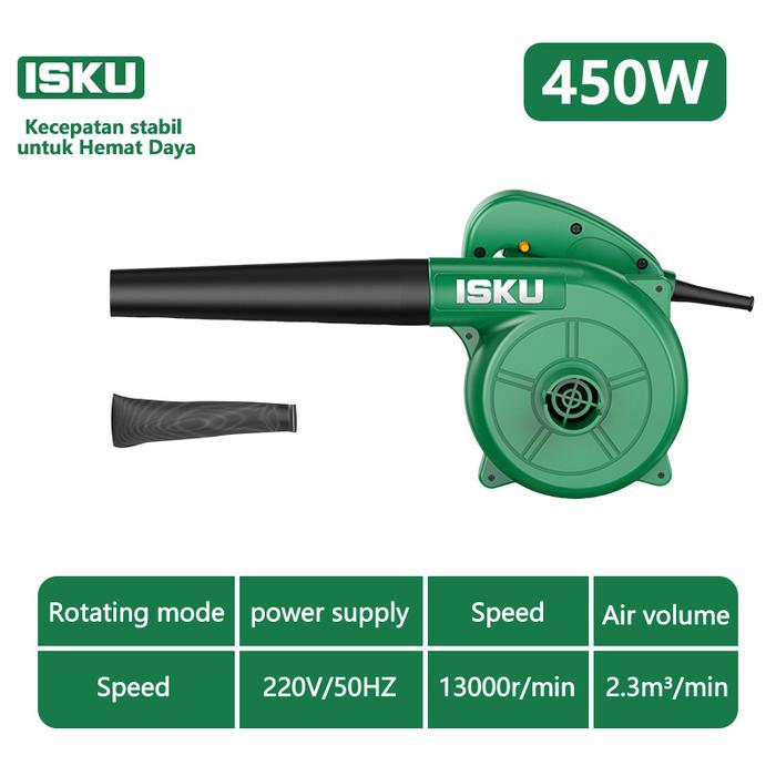 Promo ISKU 450W Hand Blower 2In1 Meniup/Menghisap Peniup Debu Pengering ...