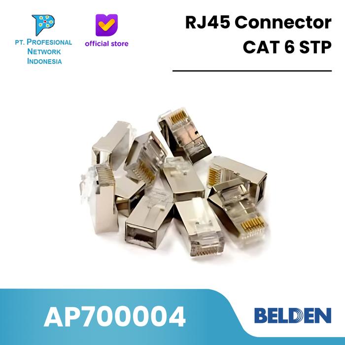 Promo BELDEN RJ45 Connector Cat6 STP / Cat.6 STP Metal ( AP700004 ...