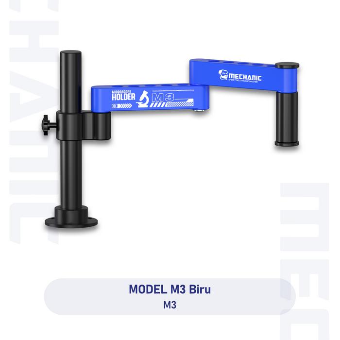 Jual Mechanic Model M3 Sand Microscope Hitam/Biru Original - Penyangga ...