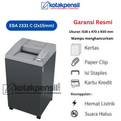 Jual Mesin Penghancur Kertas EBA /Paper Shredder EBA Katalog - 2331 C ...
