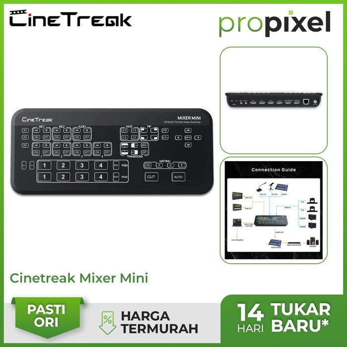 Promo Cinetreak Mixer Mini HDMI FHD Live Video Streaming Switcher Garansi Resmi - Kota Tangerang ...