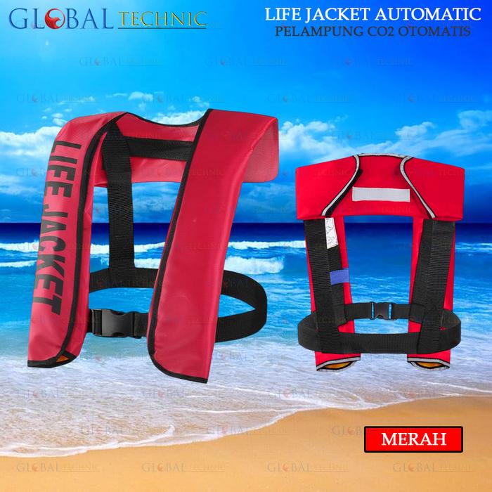 Jual Life Jacket Automatic / Rompi Pelampung / Jaket Pelampung Otomatis ...