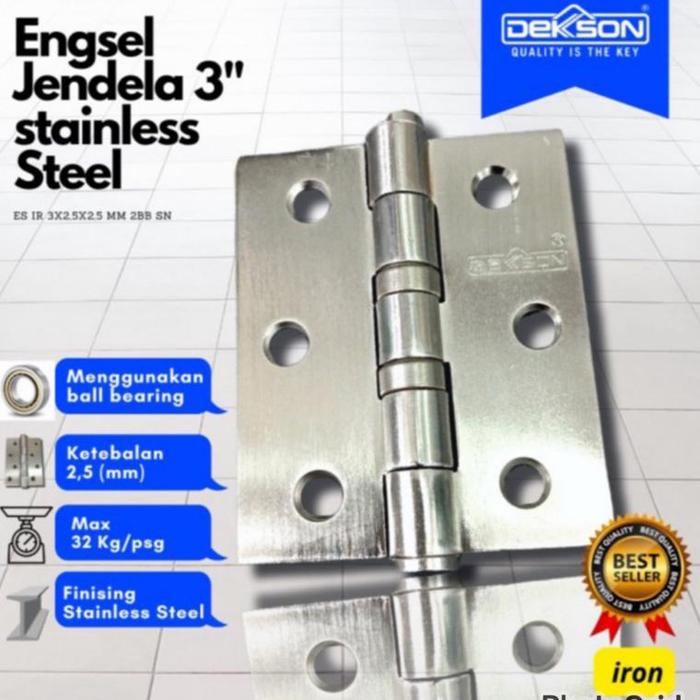Jual Dekson Engsel Pintu Ukuran 5 Inchi Stainless Steel Tebal/ ENGSEL ...