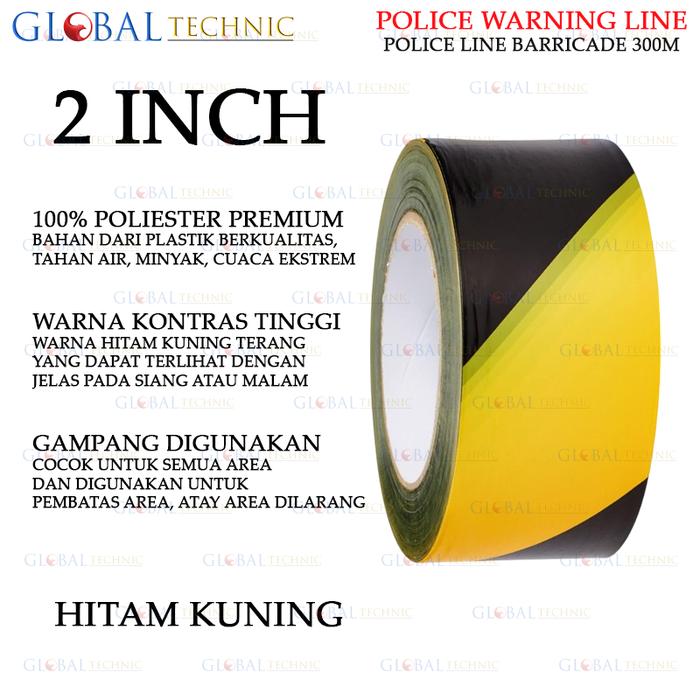 Jual Police Line 2 Inchi x 300 Meter / Warning Line 2 Inch x 300 M ...