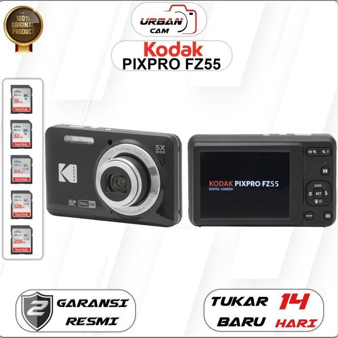 Jual Kodak Pixpro Fz55 Digital Camera / Kodak Pixpro Fz 55/ Kodak Fz55 Terlaris Kuy! - BLACK ...
