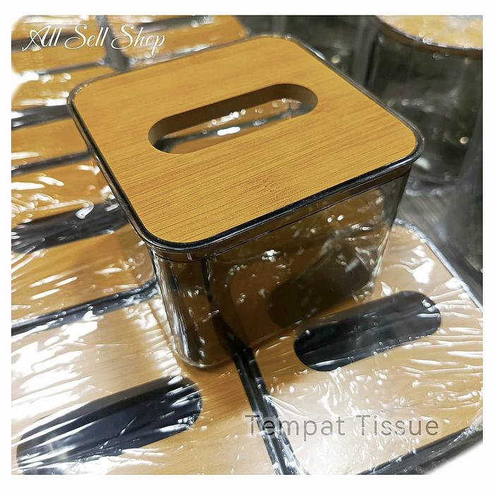 Promo Tempat Tisu Kotak tissue transparan mewah lucu unik estetik ...