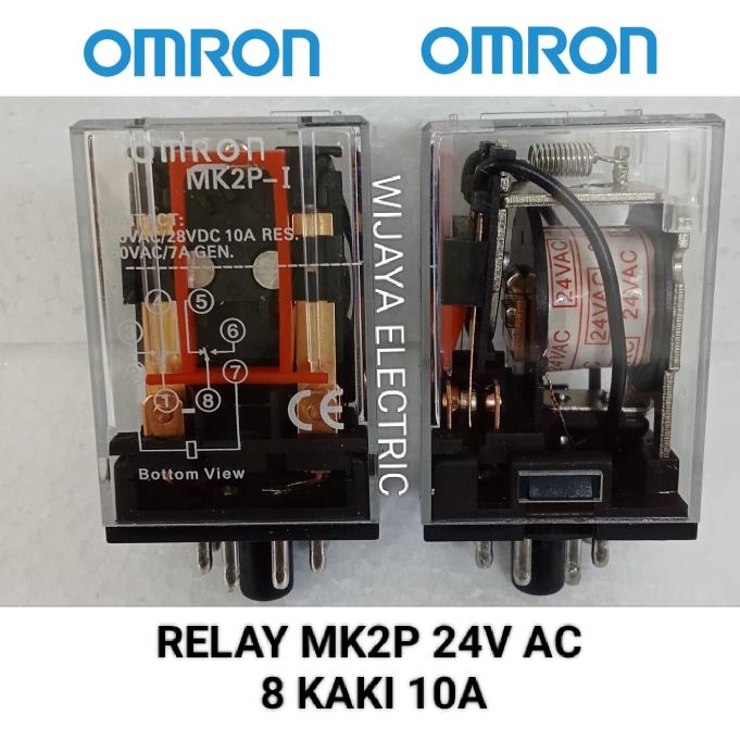 Jual relay Omron mk2p/mk2/mk2p-i 24vac 10a 8pin - Jakarta Barat ...