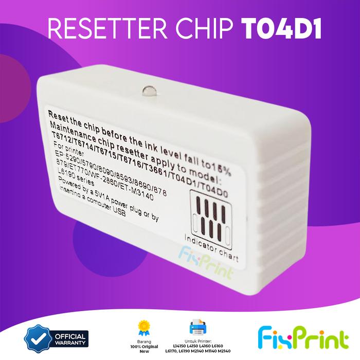 Jual Resetter Chip T04D1 Reset Maintenance Box Original Epson L14150 ...