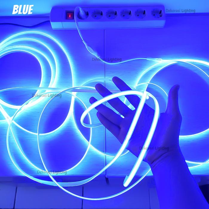 Jual Lampu strip dotless neon flex led neonflex warna biru blue warm ...