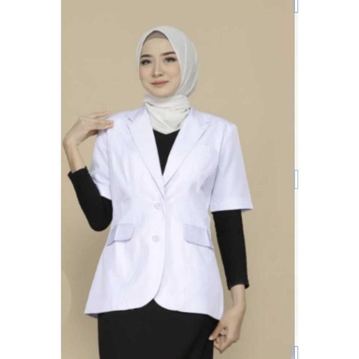 Jual BAJU KERJA DINAS WANITA SERAGAM KEMEJA PUTIH PNS WANITA SERAGAM ...