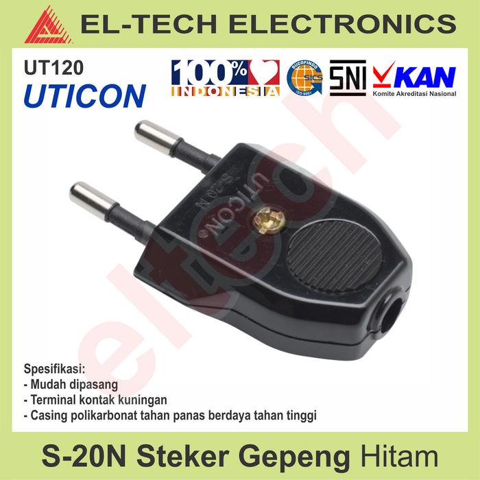 Jual UTICON Steker T Tee Stop Kontak Listrik Lubang Soket Socket Kontra ...
