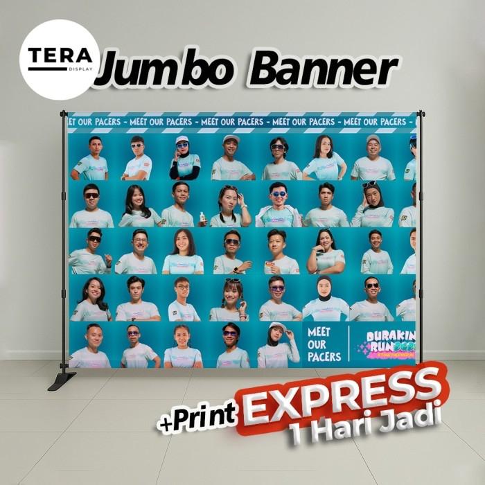 Jual Jumbo banner stand , backdrop, backwall , heavy duty - 2,2x2,4m ...