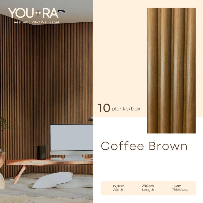 Jual Wall panel Youra WB series - Wpc dinding setengah lingkaran - Wall ...