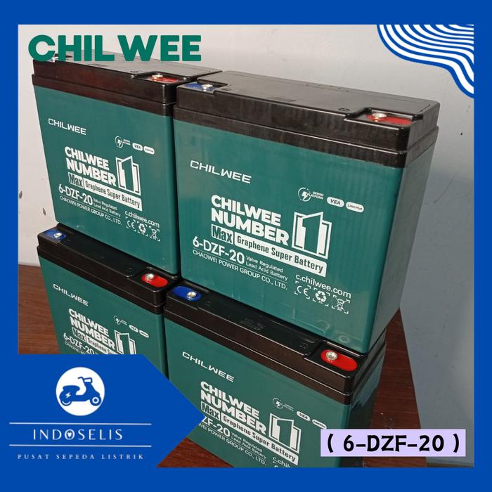 Jual (Aki Terlaris No.1 Di china) Baterai Aki Chilwee 12V 20Ah ...