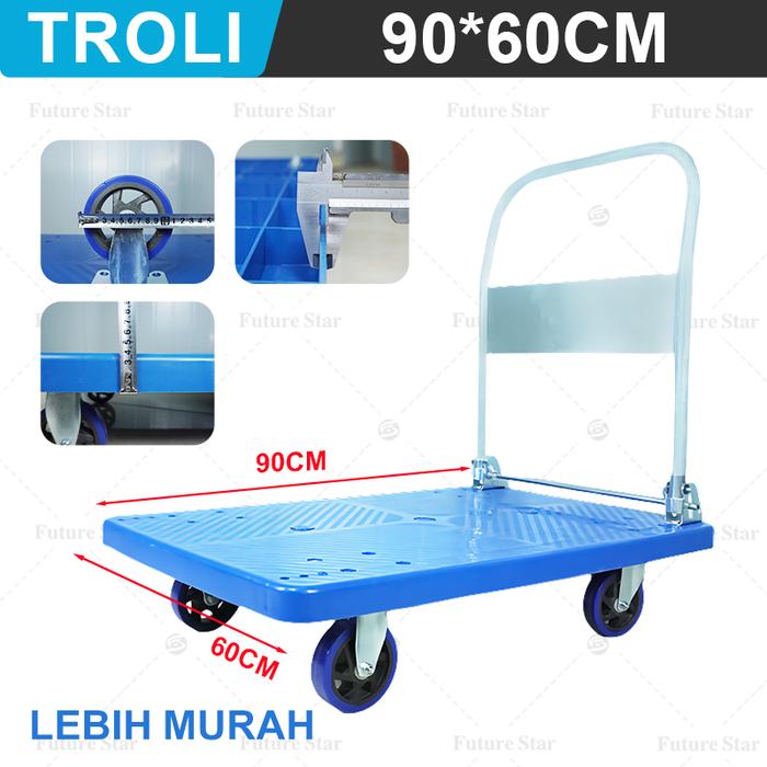 Promo Troli Lipat Barang Roda Dorong Handtruck Angkut Troley Beban Hand ...