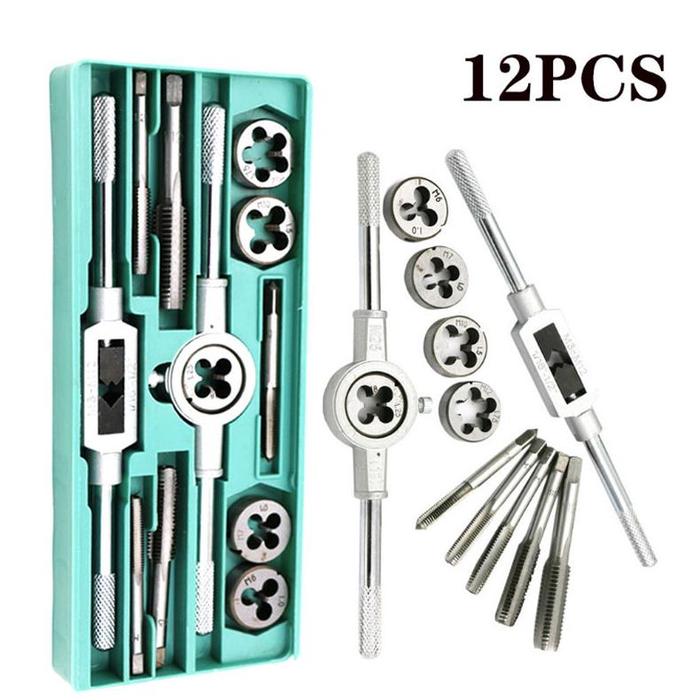 Jual Hand Tap Set 20 Pcs 12 Pcs Alat Snai Snei Set Pro Mati M6-M12 Baut ...