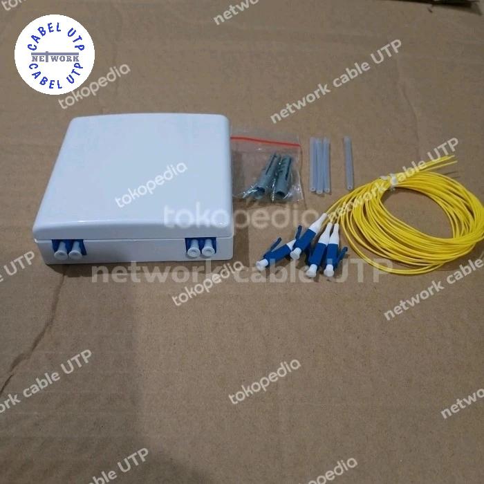 Jual Roset FO 4 Core LC-LC Singlemode Komplit Adapter + Pigtail ...