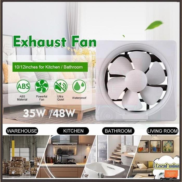 Jual Exhaust Fan/Kipas Angin Hexos Plafon Dak/Exhaust fan dinding ...