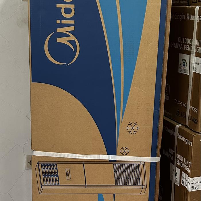 Jual INDOOR AC STANDING ONLY MERK MIDEA 5PK R410A BARU DAN ORIGINAL ...
