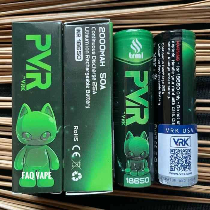 Jual Battery PVR 2000mAh - 18650 Baterai by VRK x TRML .FV - Jakarta ...