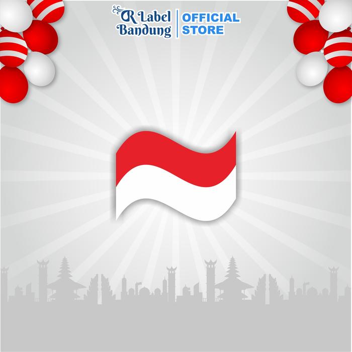 Promo Stiker pipi bendera merah putih indonesia Sticker tempel ...
