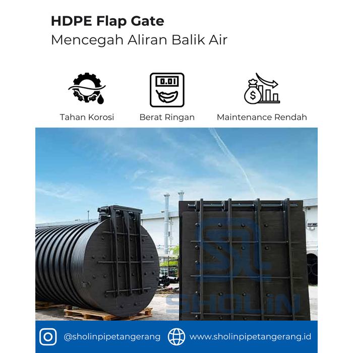 Jual HDPE Flap Gate - kualitas tinggi yang tahan korosi - Kab. Tangerang - PT Sholin Lestari ...
