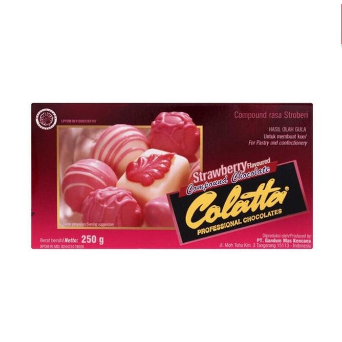 Jual COLATTA 250 GR CHOCOLATE COMPOUND DARK MILK WHITE / COLATA CHOCO ...