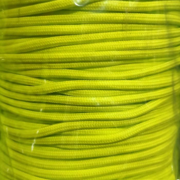 Jual tali prusik nylon paracord 4mm polos (perroll) - ijo stabilo ...