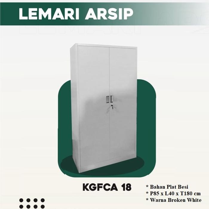 Jual Lemari Arsip Besi KG FC A 18 / Lemari Arsip Besi Pintu Full Plat ...