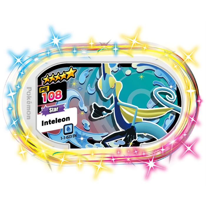 Promo Pokemon Mezastar - Star Tag Chip Bintang 5 Star - Inteleon ...