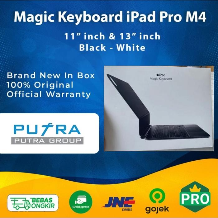 Promo Apple Magic Keyboard for iPad Pro M4 2024 11 inch & 13 inch Black ...